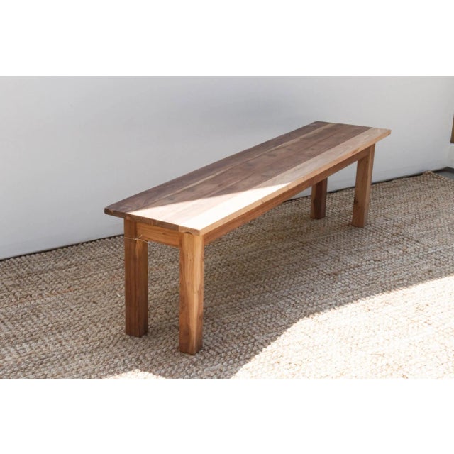 Reclaimed Teak Colonial Bench | Chairish