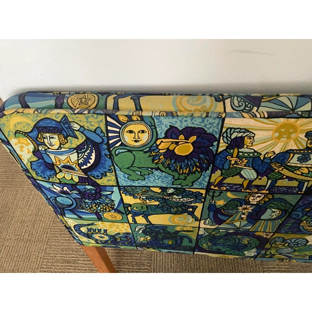 1970s Vintage Zodiac Signs Twin Bed Headboard | Chairish