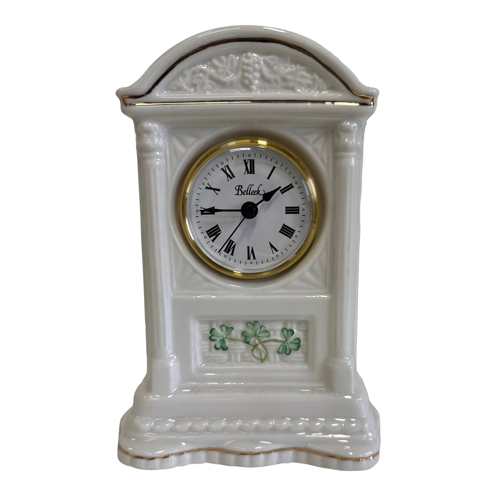 Vintage Belleek Glenveigh Mantel Clock, a Piece of Fine Parian China ...