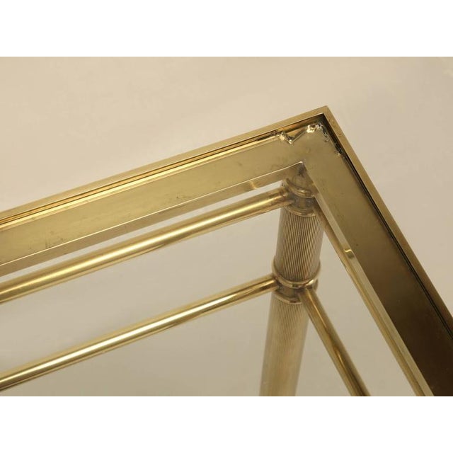 1960s Mid-Century Modern Brass End Table | Chairish
