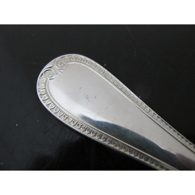 Christofle France Sterling Silver Malmaison 8 1/8" Dinner Fork Flatware ...