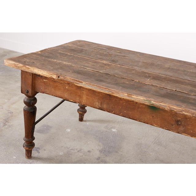 American Country Pine General Store Work Table or Display | Chairish