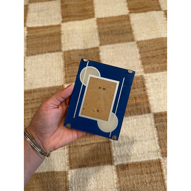 Art Deco Cobalt Blue Glass Picture Frame, Circa 1930s | Chairish