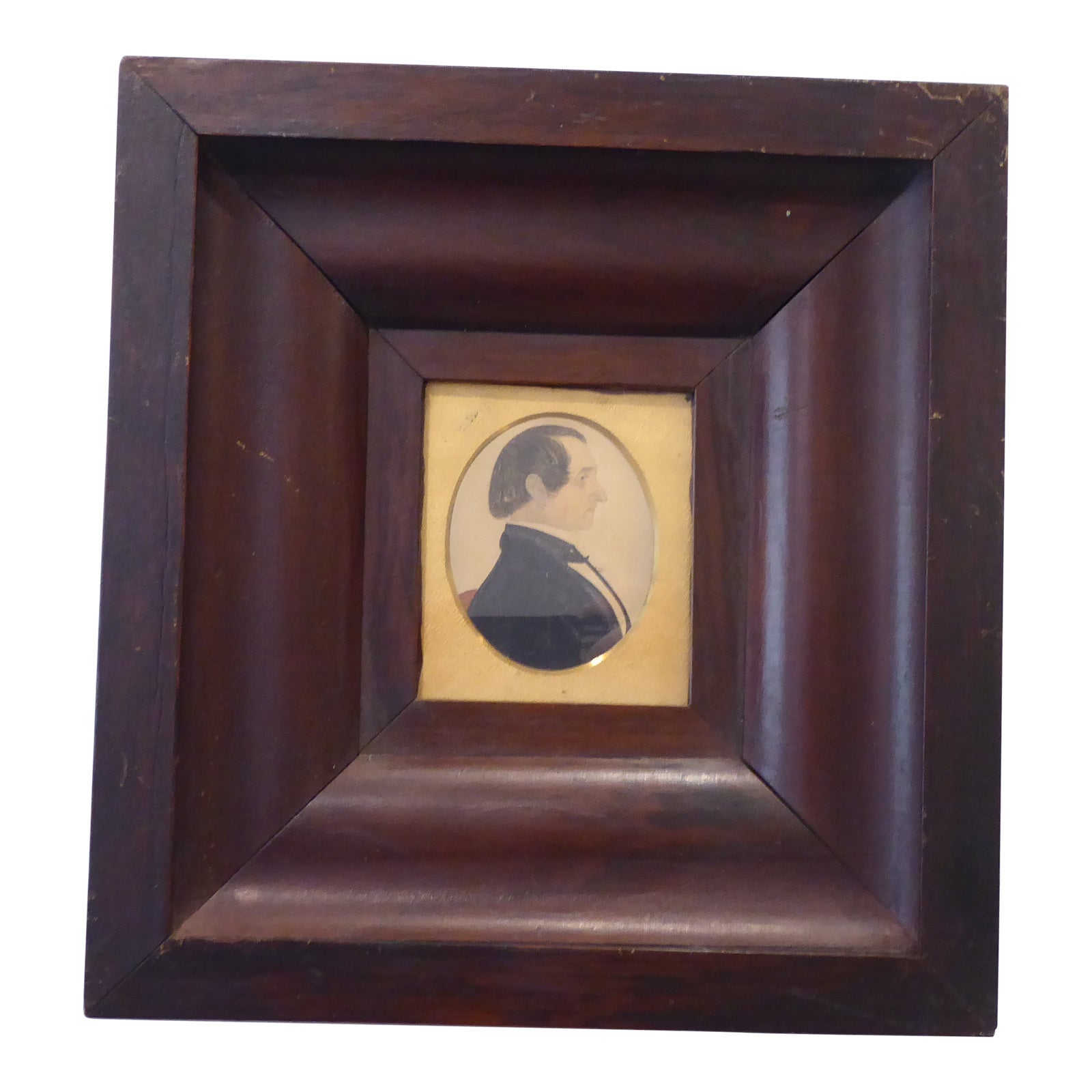 19th Century American Small Portrait | Chairish