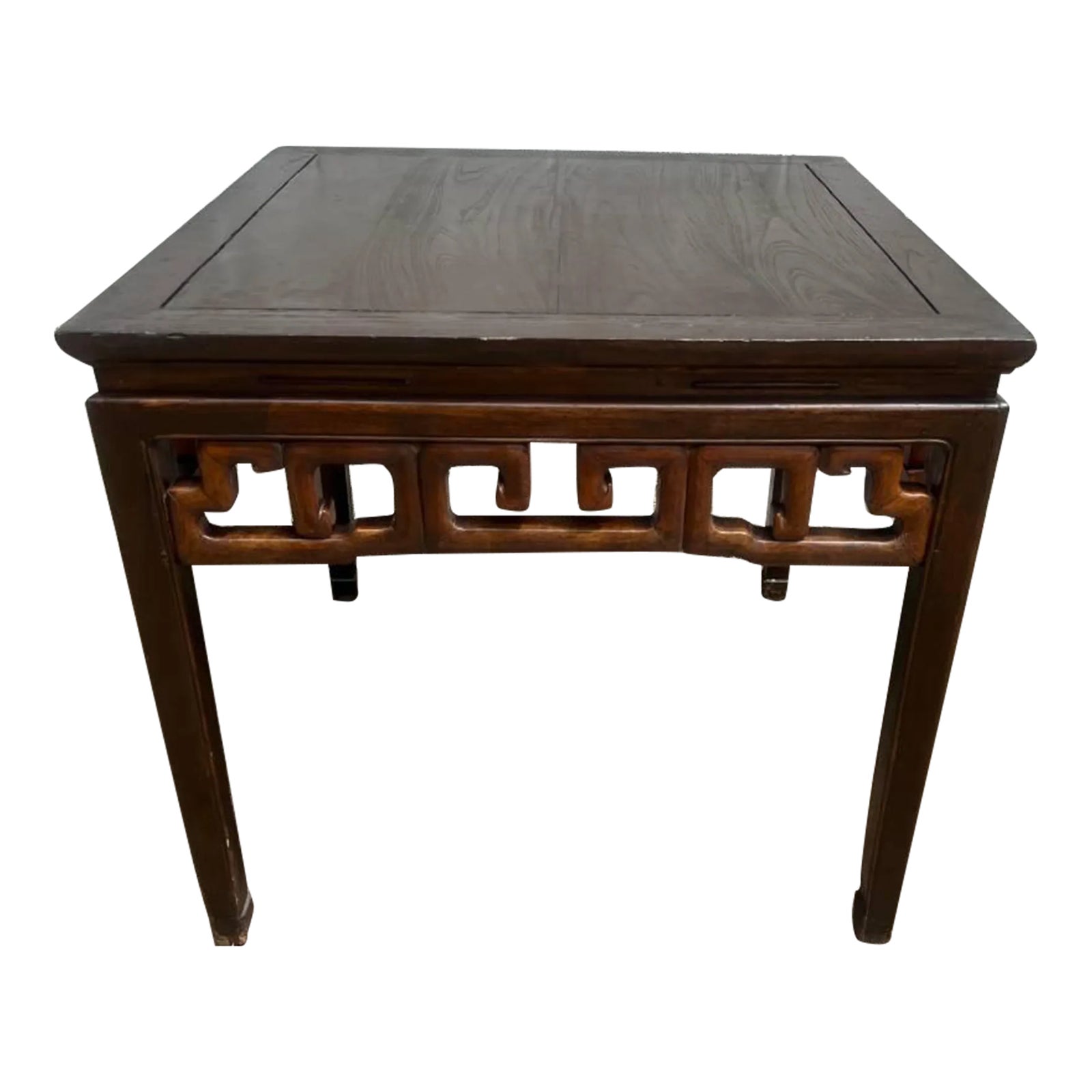 Antique Chinese Ming Style Hardwood Square Dining Table. 19th Century ...