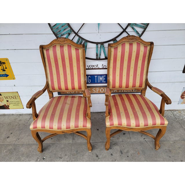 Vintage French Style Wingback Chairs- Set of 2 | Chairish