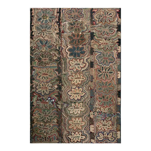 Early 20th Century American Hooked Rug ( 8'4" X 13' - 255 X 395 ...