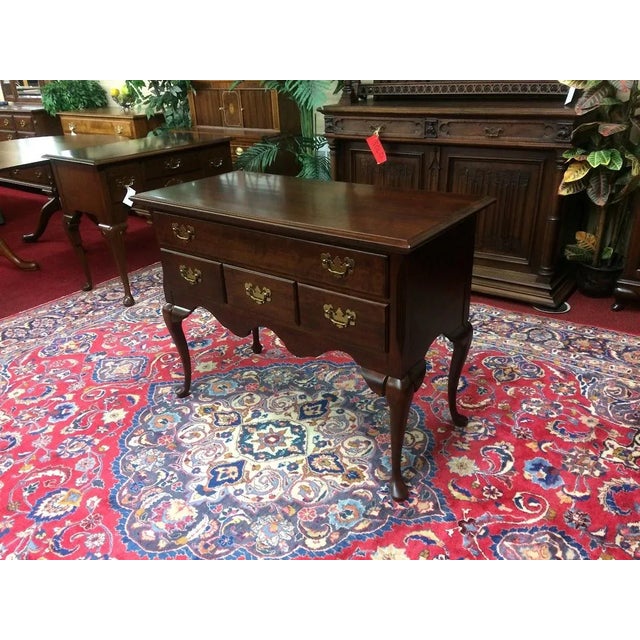 Vintage Lowboy Chest, Cherry Lowboy Dresser | Chairish