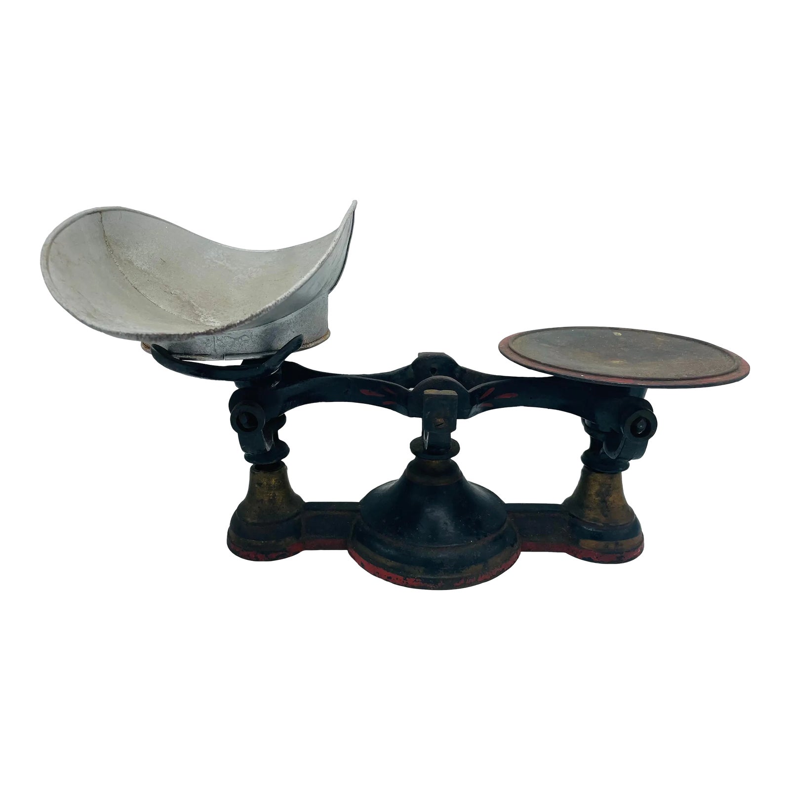 Vintage Balance Scales With Tin Scoop Tray | Chairish