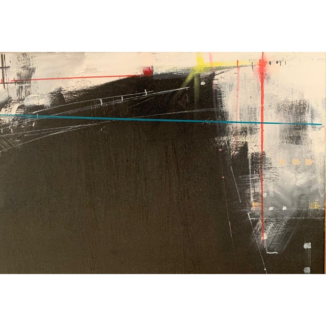 Zion Mor "Blue" Minimalist Abstract Expressionist Contemporary Urban ...