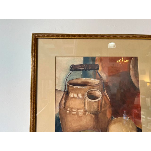 1930's Ruth Rees Still Life Watercolor Painting | Chairish