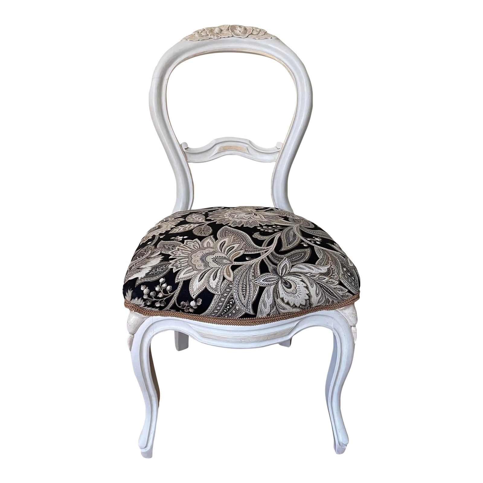 Antique Victorian Balloon Back Chair | Chairish