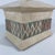 Inlaid Stone Box With Inlay Pattern and Brass Handle | Chairish