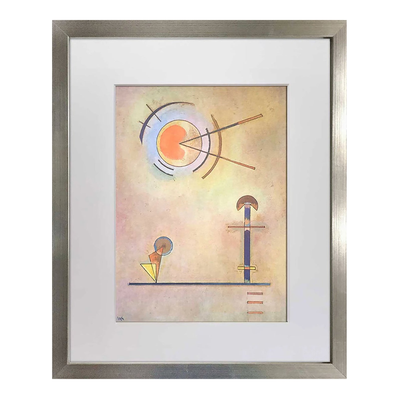 Wassily Kandinsky Original Lithograph Limited Edition 1965 W/Frame ...