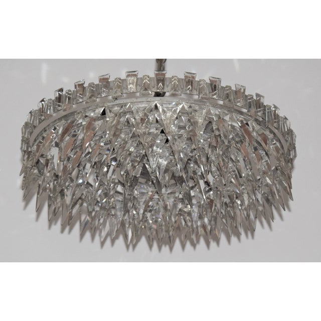 Joe Nye for Visual Comfort Spiked Crystal Chandelier | Chairish