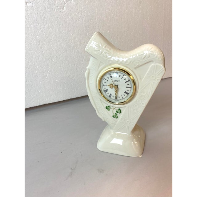 Late 20th Century Irish Parian Donegal China Harp Shaped Battery ...