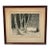 William Maclean 1945 Signed Etching "Snow Valley" Listed Artist | Chairish