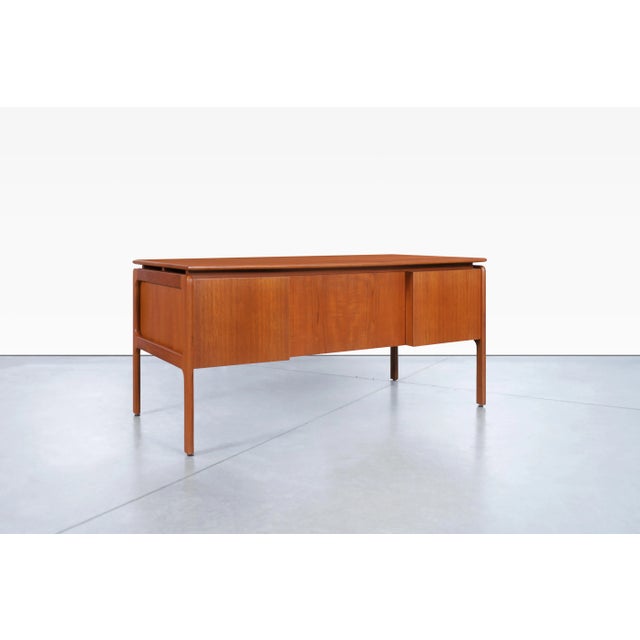 1960s Danish Modern Teak Desk by Danflex | Chairish