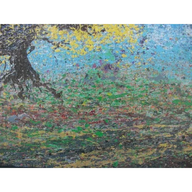 "Lone Tree" Impressionistic Abstract Painting | Chairish