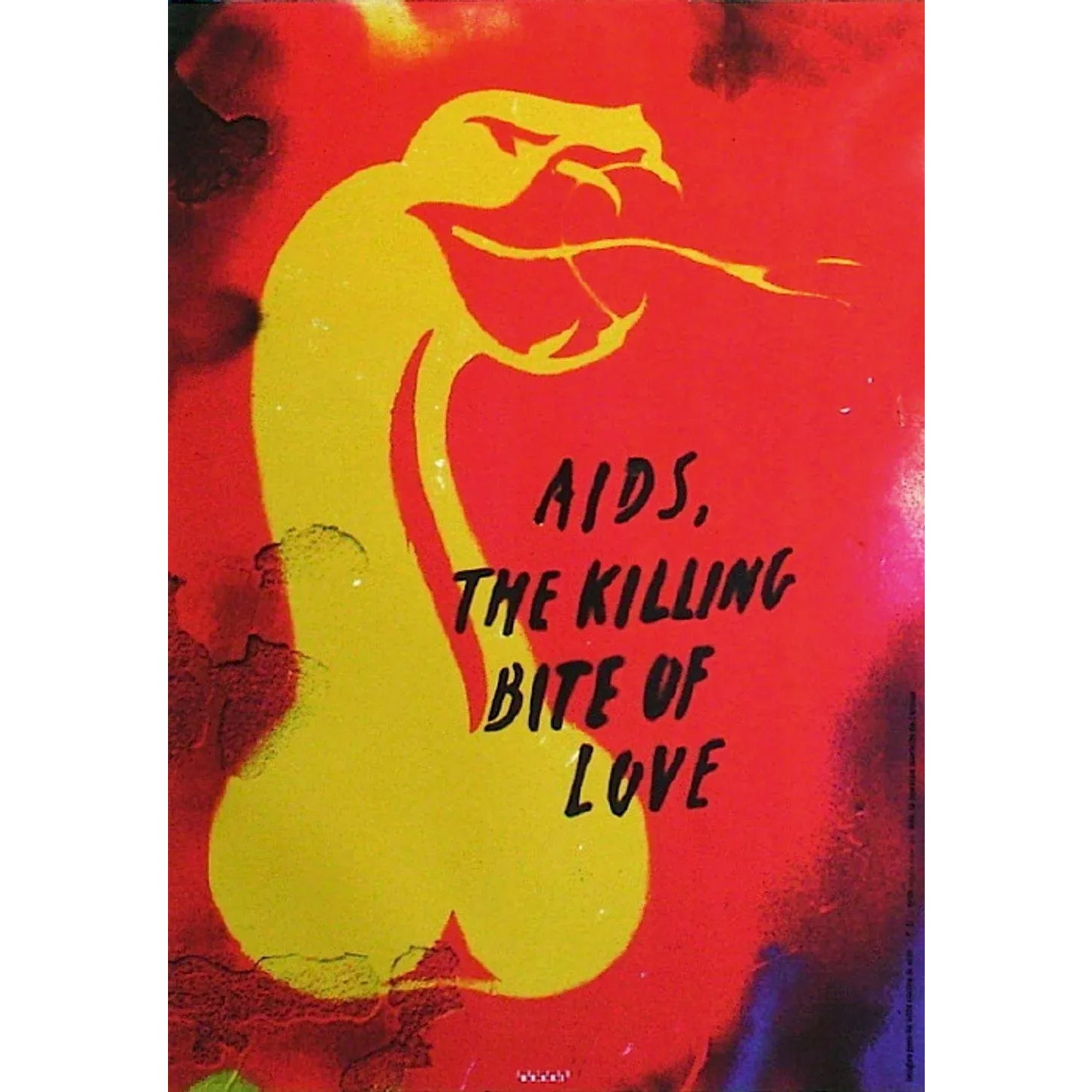 1993 Anthon Beeke The Killing Bite of Love Poster | Chairish