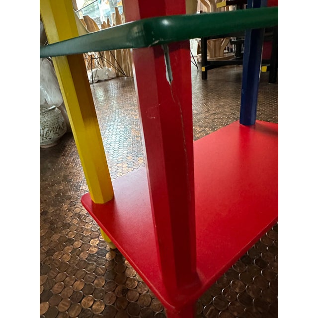 1980s Pop Art Multicolor Lacquered Pencil Shelf 1980s Pierre Sala Style ...