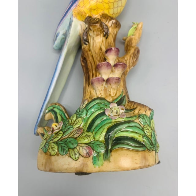 1960s Pair of Vintage Porcelain Hand Painted Parrots Andrea by Sadek ...