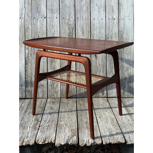 Mid 20th Century Arne Hovmand Olsen for Mogens Kold Teak Side Table ...