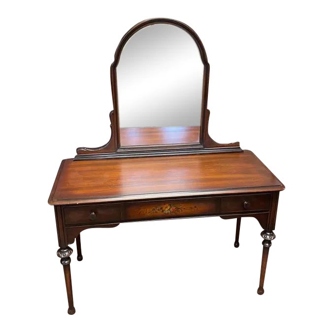 Sligh Furniture Traeditional Vanity with Mirror and Stool - 2 Pieces ...