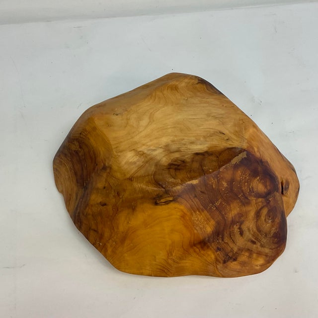 1960s Vintage Rustic European Boho Chic Live Edge Teak Root Bowl ...