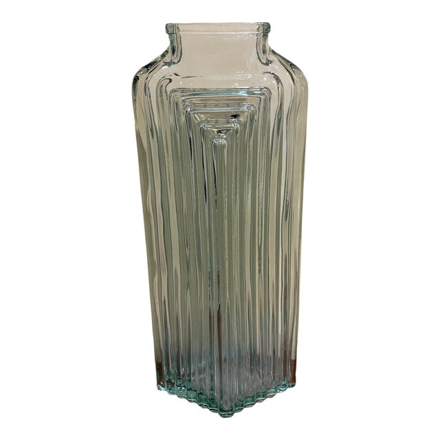 Vintage Art Deco Style Vase From Spain | Chairish