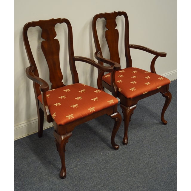 Set of Two Statton Furniture Solid Mahogany Traditional Style Dining ...