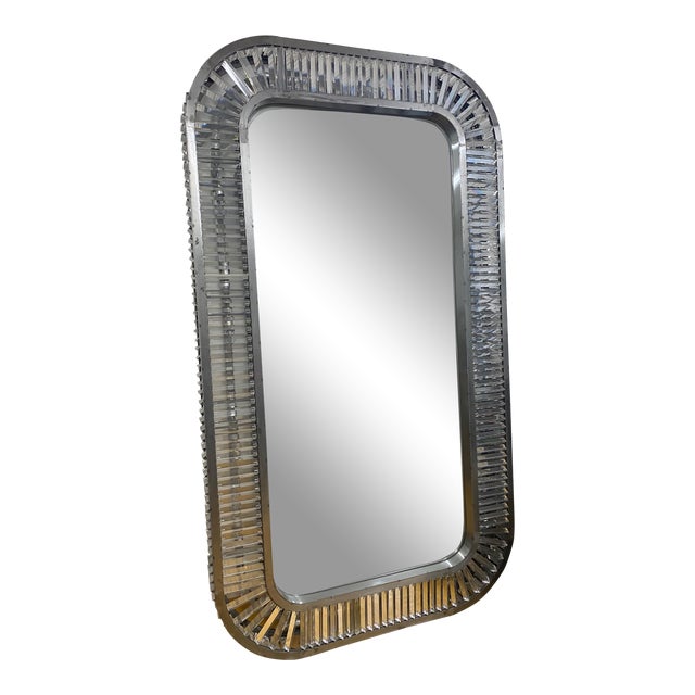 Timothy Oulton Rex Deco Leaning Floor Mirror | Chairish