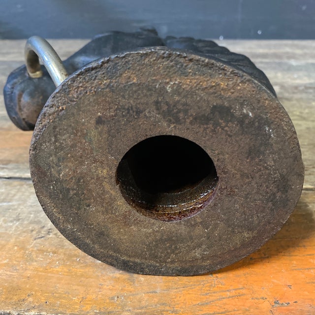 Vintage Cast Iron Horse Head Hitching Post | Chairish