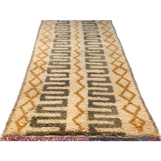 Greek Key Azilal Runner | Chairish