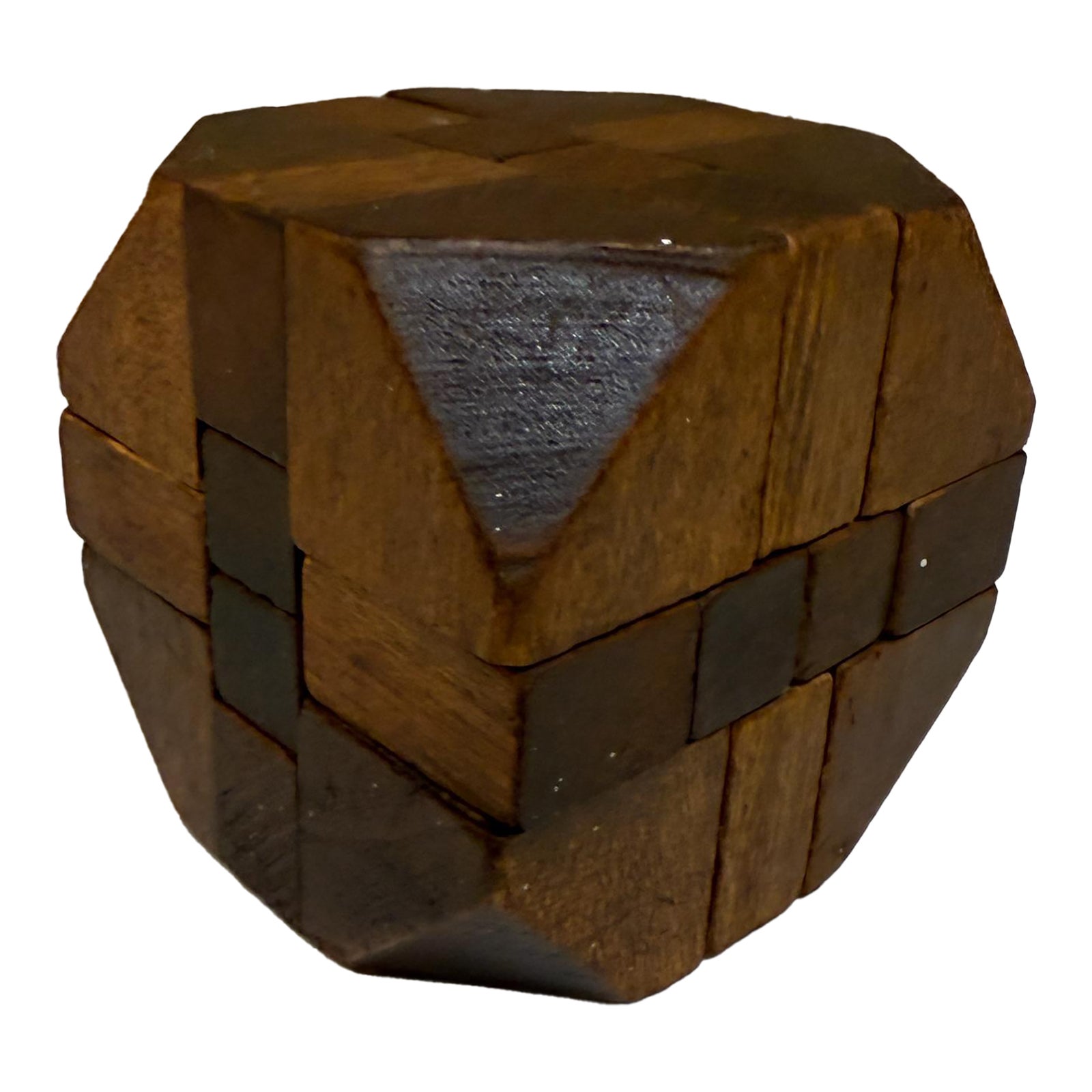 Mid-Century Modern Japanese Wood Kumiki Puzzle Made in Japan Woodwork ...