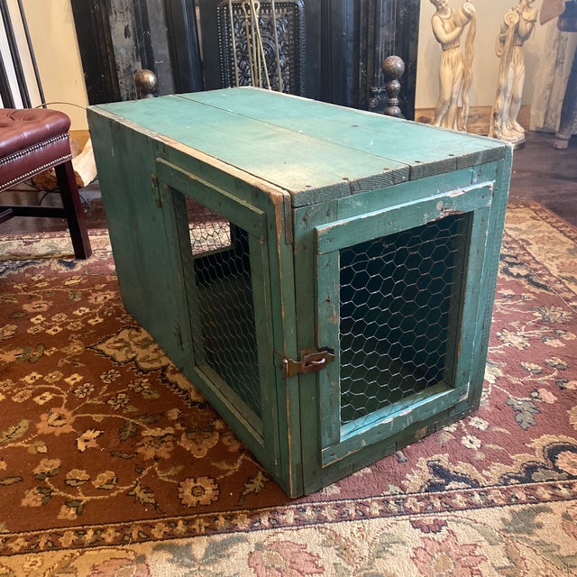 Antique Country Poultry Cage Table | Chairish