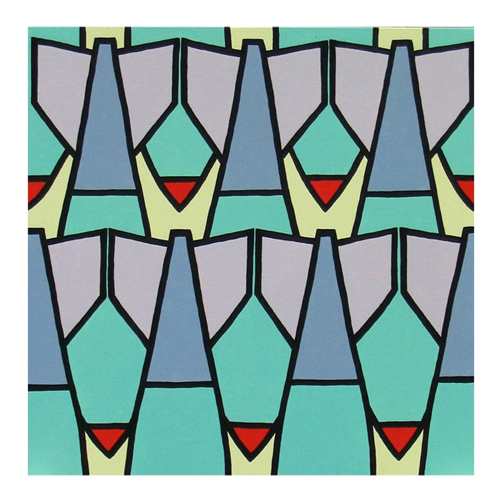 Pattern of Death #2, Original Contemporary Acrylic Painting by Paulo ...