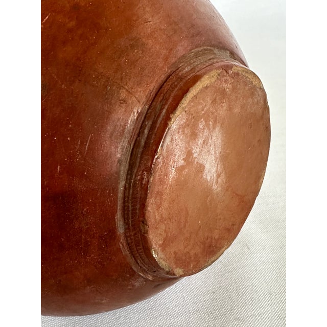19th Century Red Ware Vase, Tophane Turkish Terracotta Vessel | Chairish