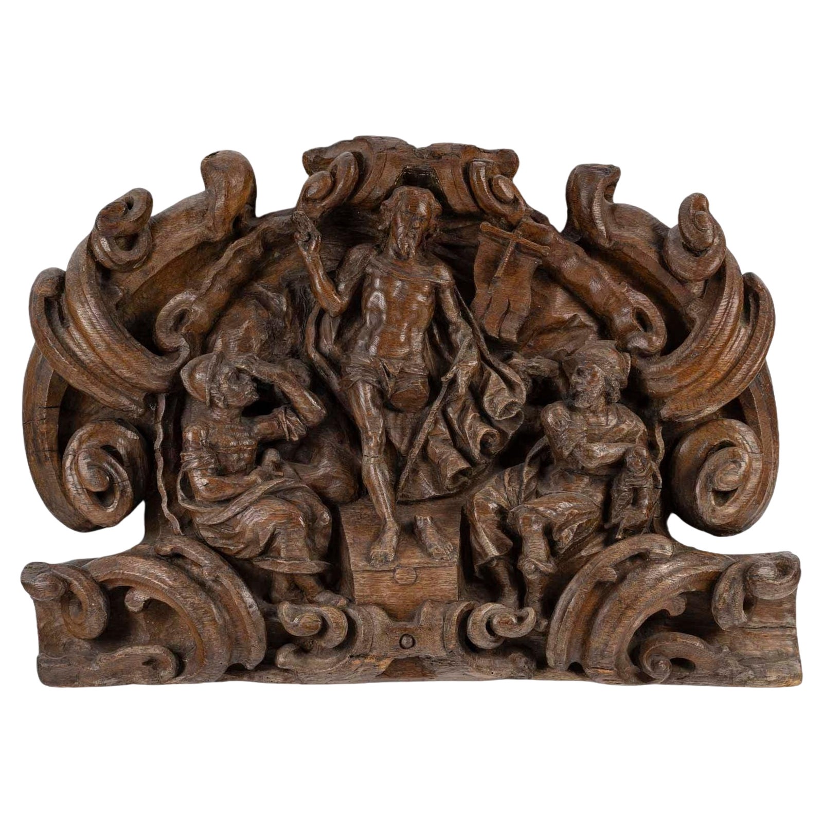 Christ Emerging from the Tomb Surrounded by Roman Soldiers, 1600s, Oak ...