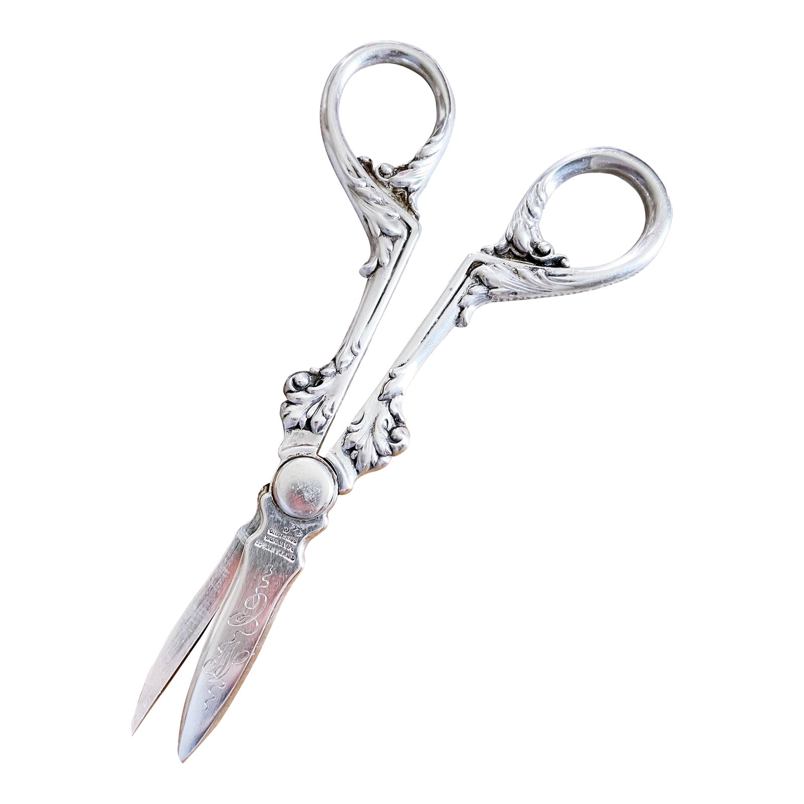 Antique Tiffany & Co Sterling Silver Grape Shears | Chairish