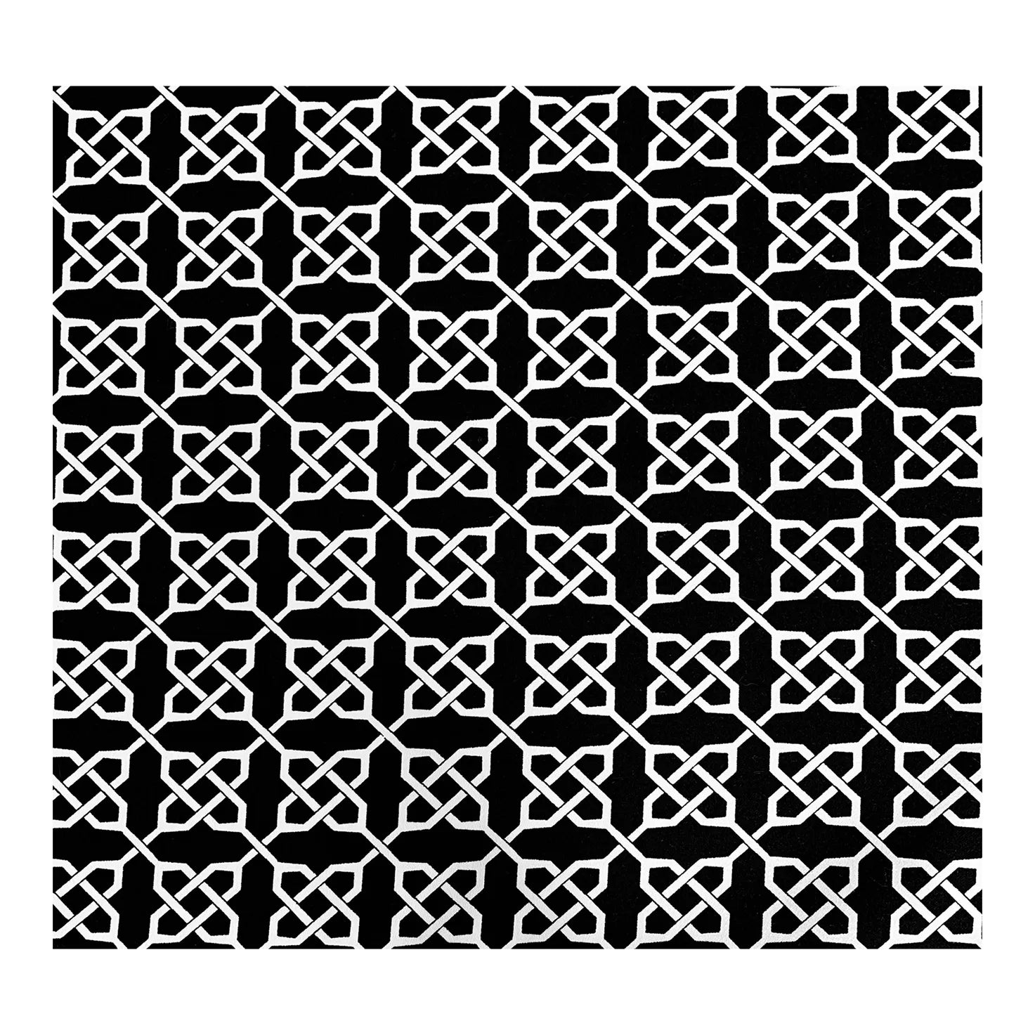 Free Spirit Designer Vicki Payne Black White Celtic Knot Chinoiserie ...