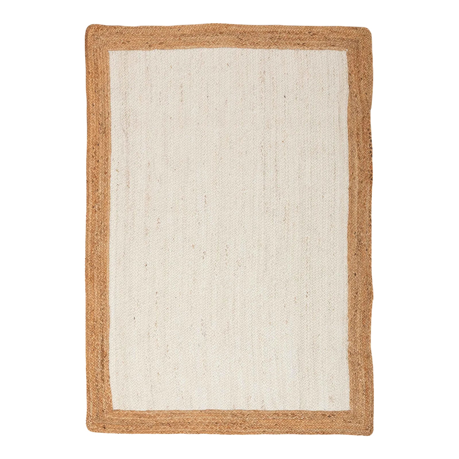 Natural Gold With White Jute Handwoven Boho Area Rug 3x10 Ft. | Chairish