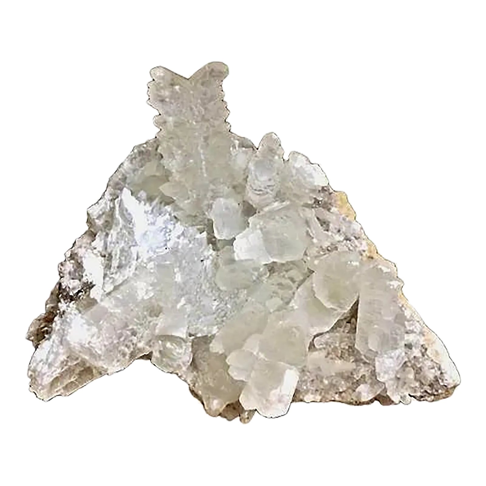 Giant Fishtail Quartz Crystal Formation Specimen | Chairish