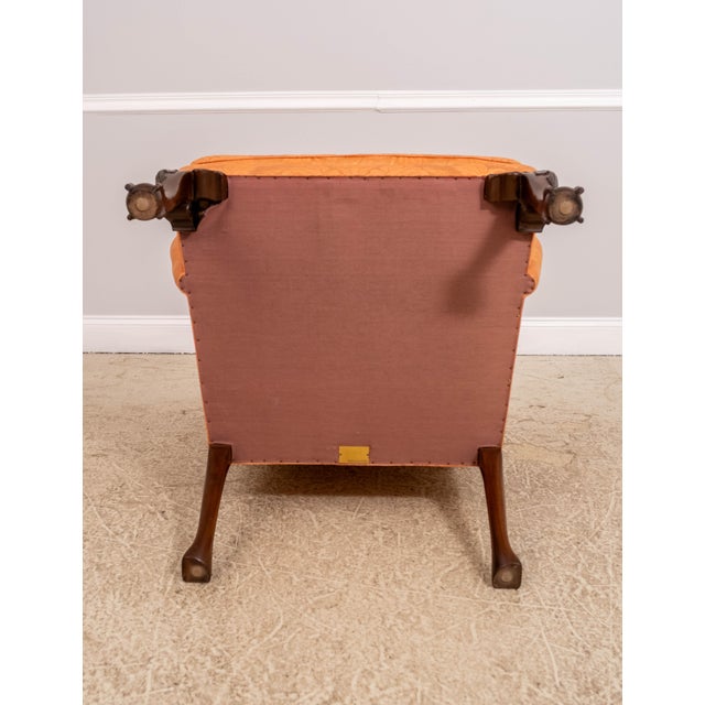 Kittinger Cw-104 Colonial Williamsburg Clawfoot Wing Chair | Chairish