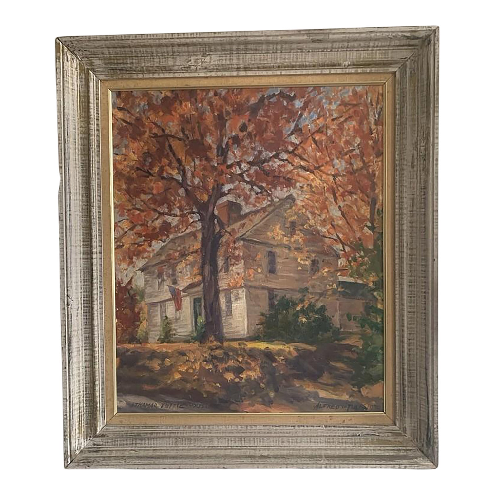 1970s Oil Painting by Alfred J. Tulk, Framed | Chairish