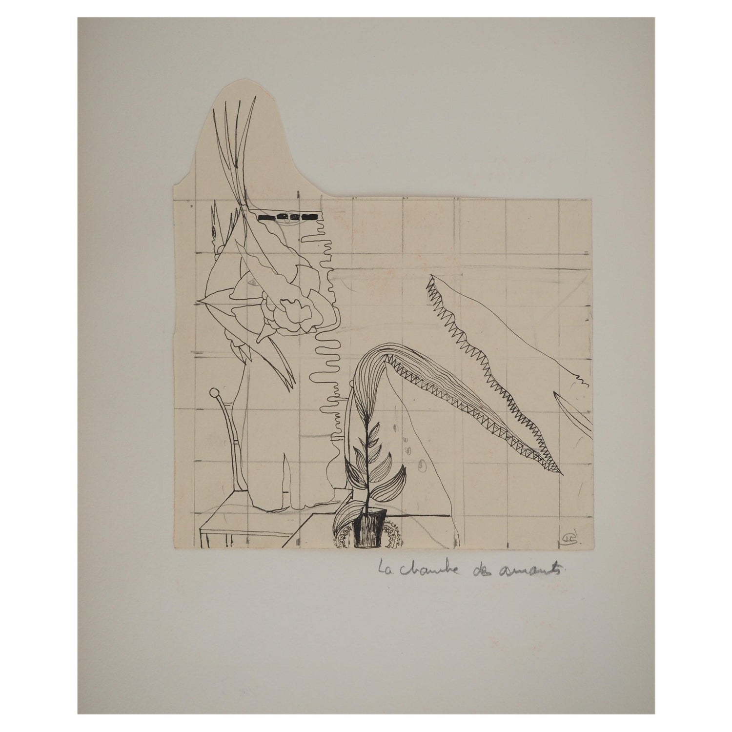 Jean-Claude Silbermann, Sneaky Signs: The Sea Animal, Original Ink ...