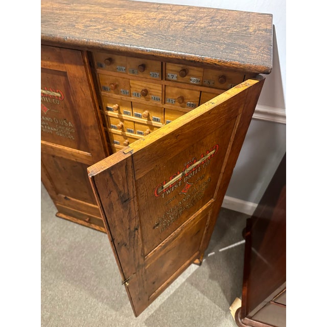 1900s Oak Cleveland Twist Drill Company Store Display | Chairish
