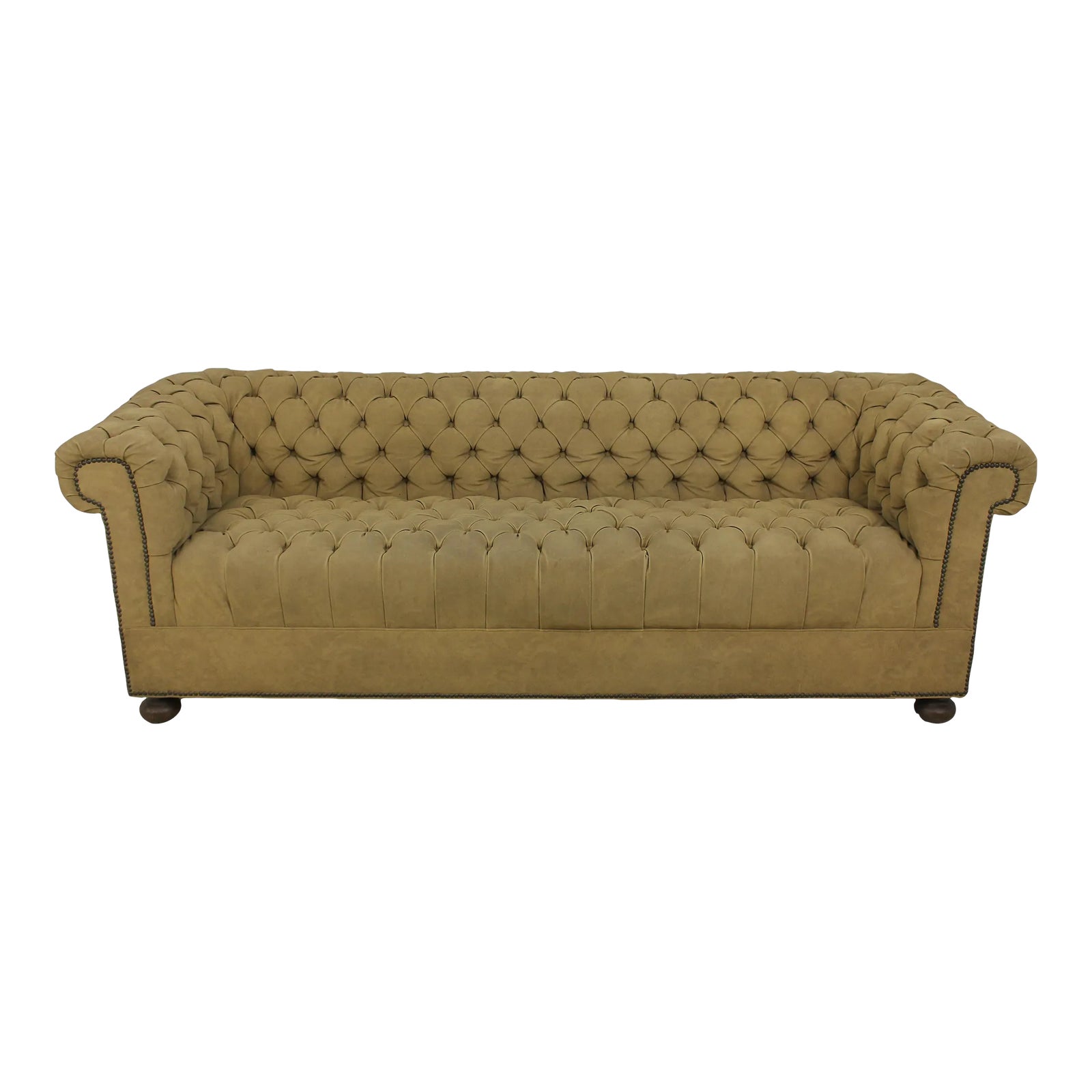 Chesterfield Style English Design Sofa | Chairish