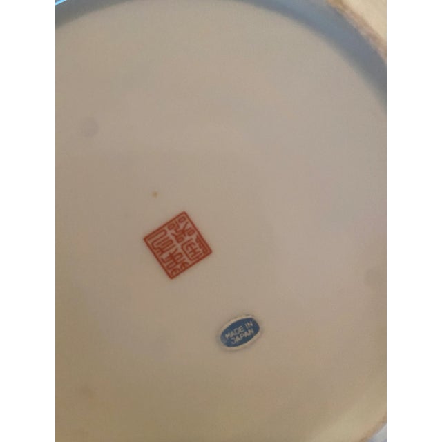 1970s Asian Style Plate With Bluebird From Japan | Chairish