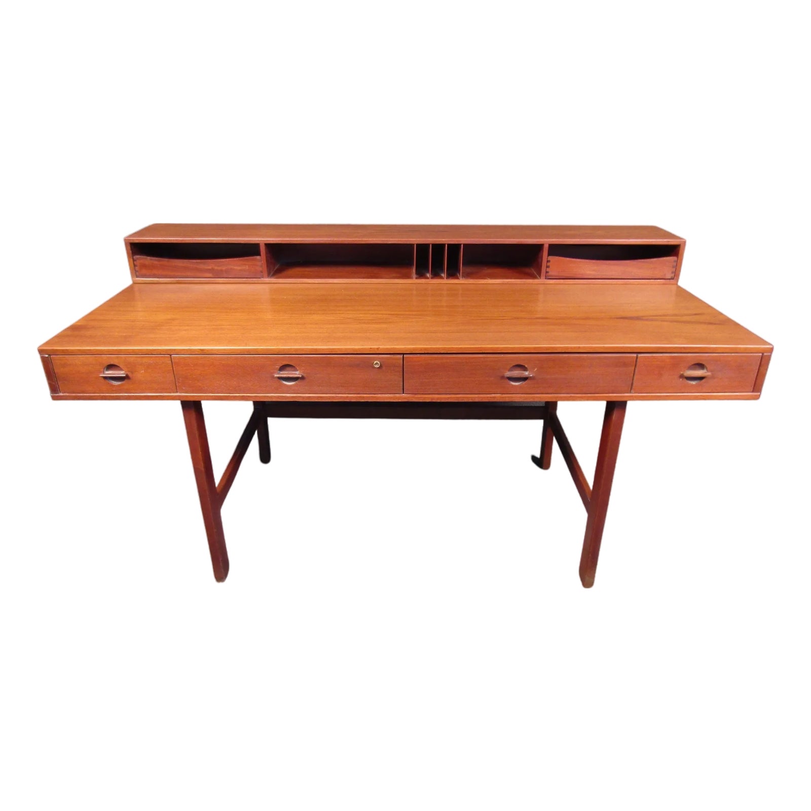 Mid 20th Century Flip Top Danish Desk Attributed to Peter Lovig Nielson ...